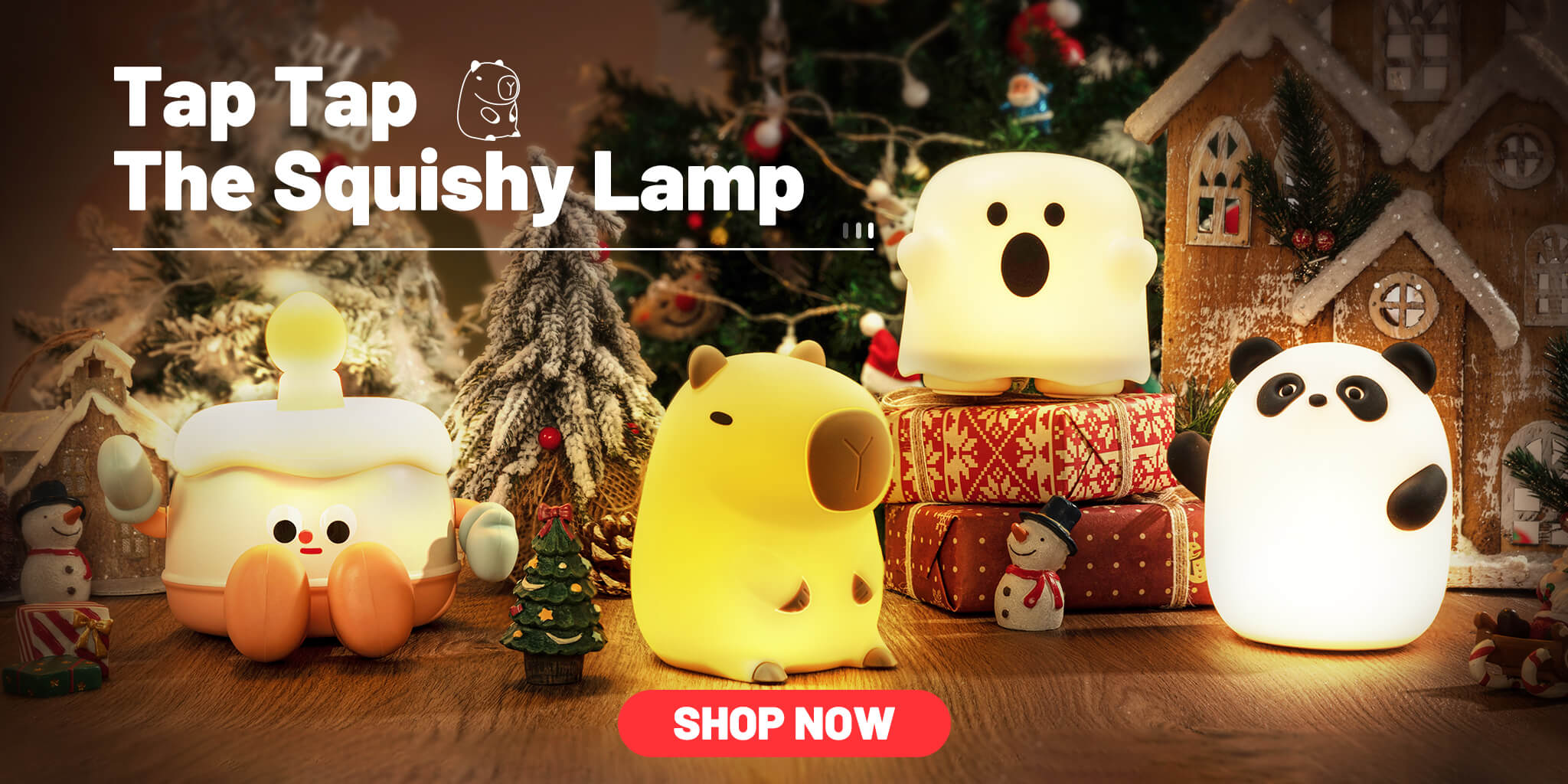 Kawaii Squishy Plush Toys & Night Light, Stuffed Animals | Huggwaii