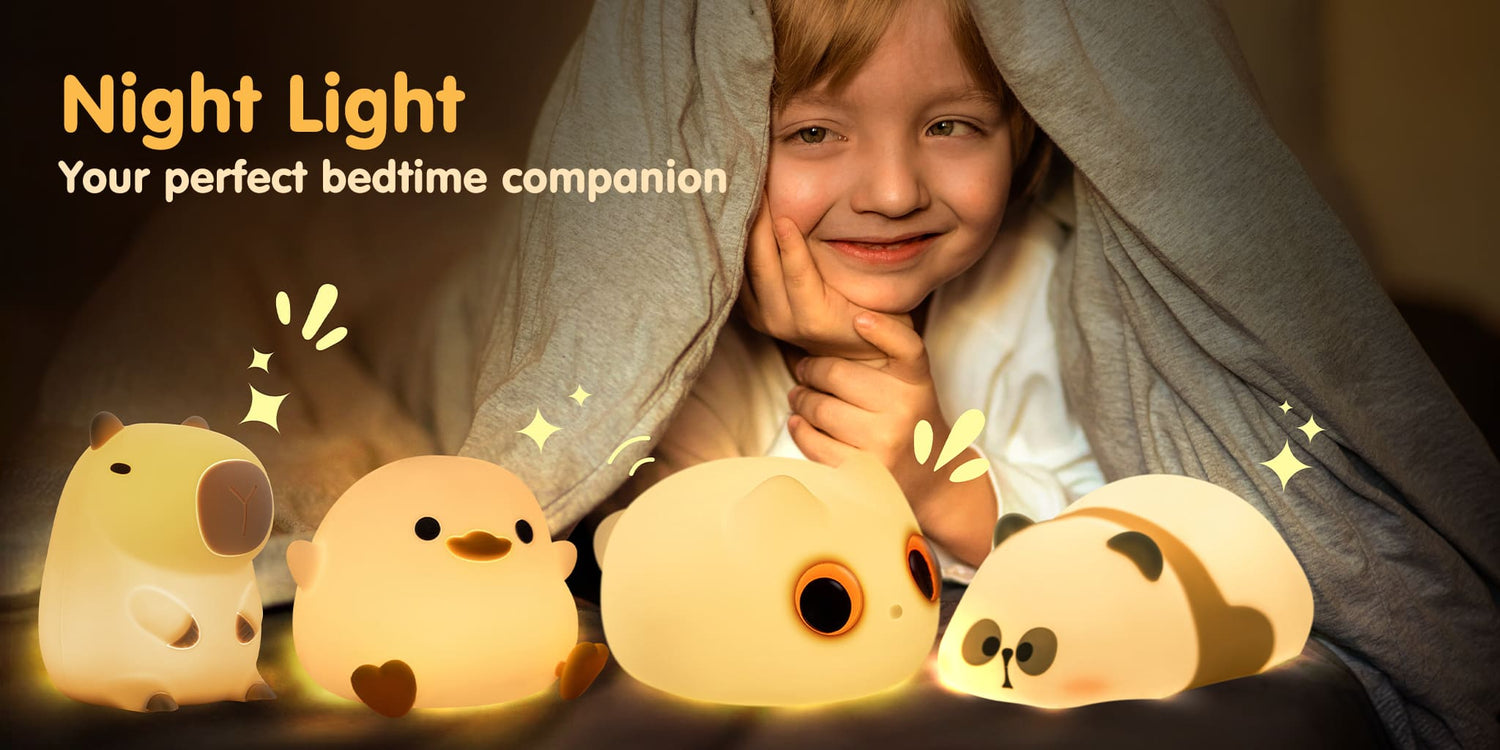 Kawaii Squishy Plush Toys & Night Light, Stuffed Animals | Huggwaii