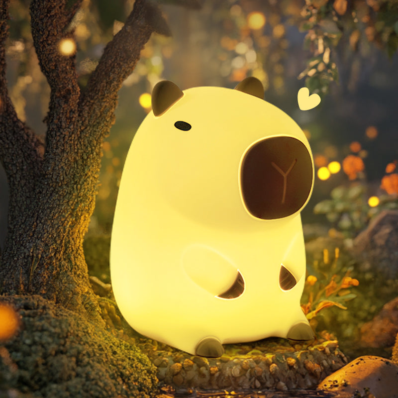 MeWaii® Capybara Squishy Silicone LED Night Light - Perfect Gift for K ...
