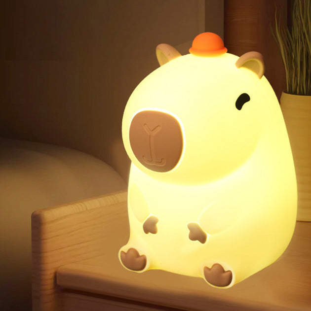 MeWaii® Capybara Squishy Silicone LED Night Light - Perfect Gift for K ...